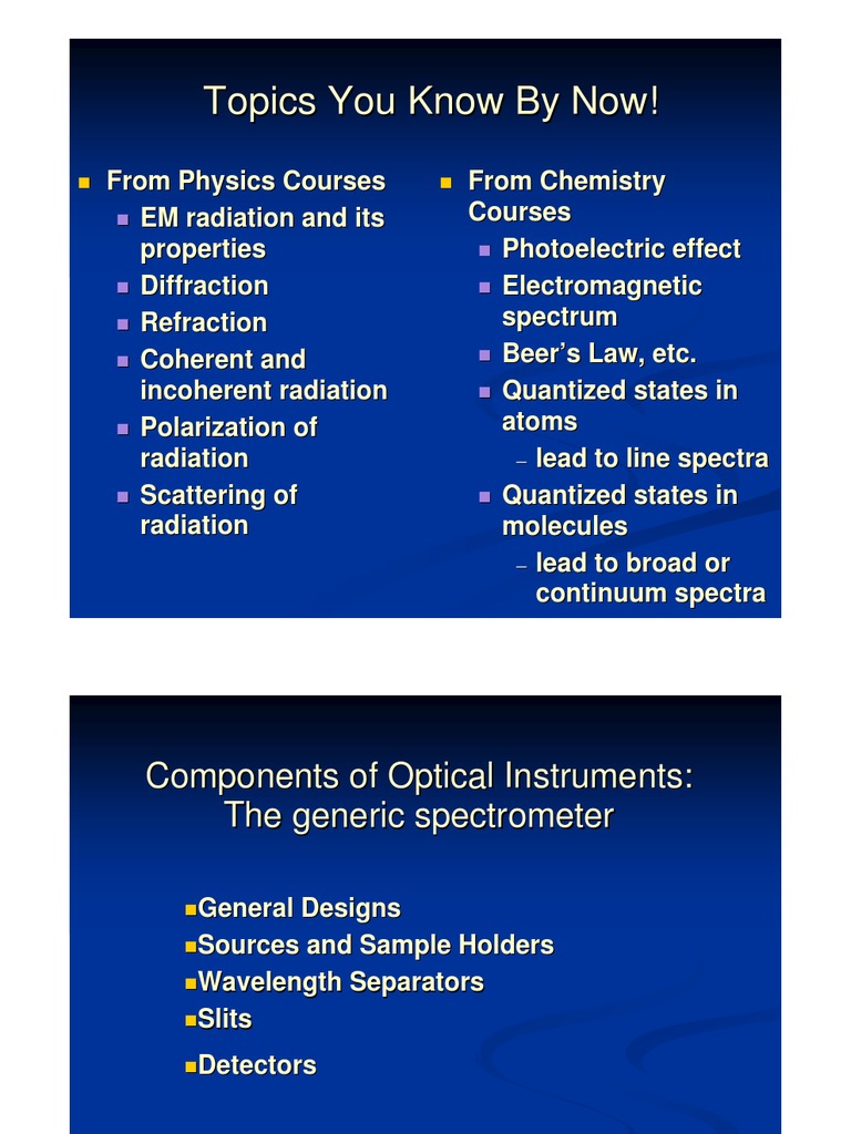 Components of Optical Instruments Chapter 7 | PDF | Laser ...