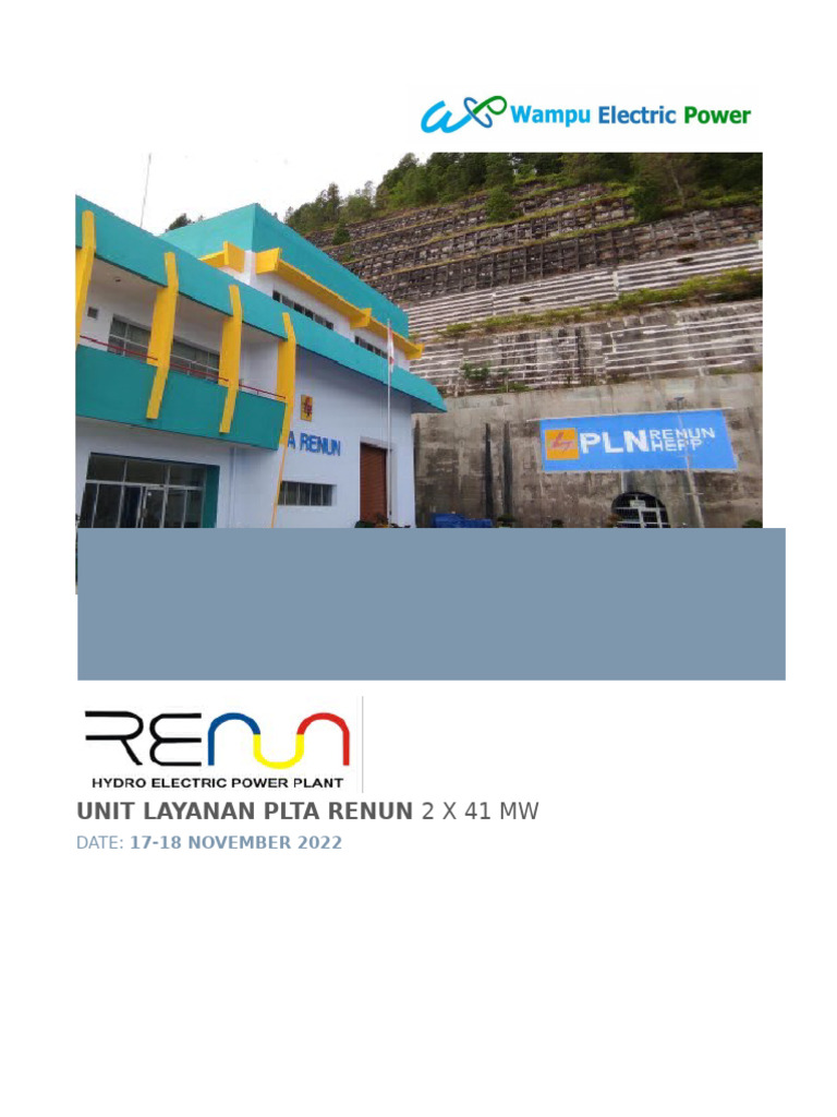 Plta Renun (Eng) | PDF