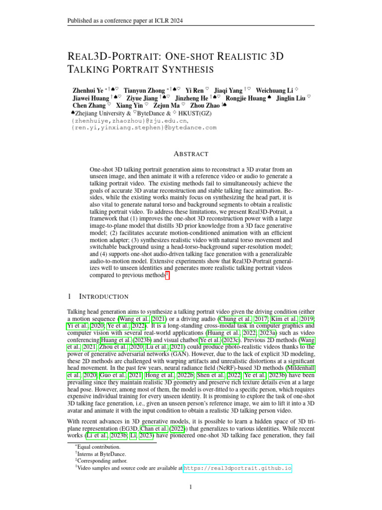 Real 3 d Portrait | PDF