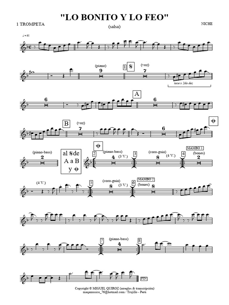 Niche - Lo Bonito y Lo Feo | PDF