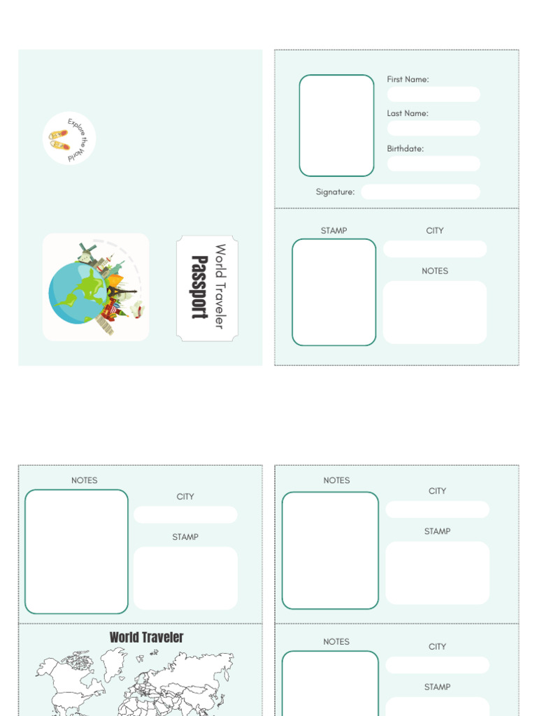 World Traveler Passport.pdf | PDF