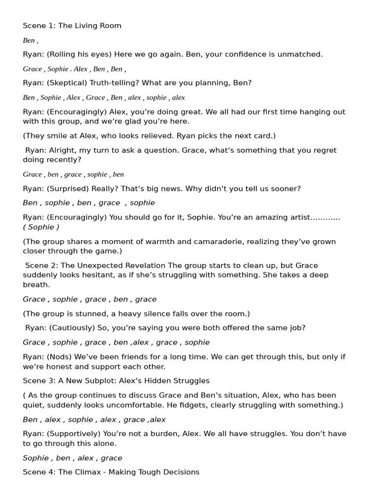 Ryan's Dialogue | PDF