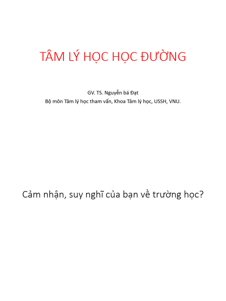 Bai 1 Nhung Van de Chung k66 2024 | PDF