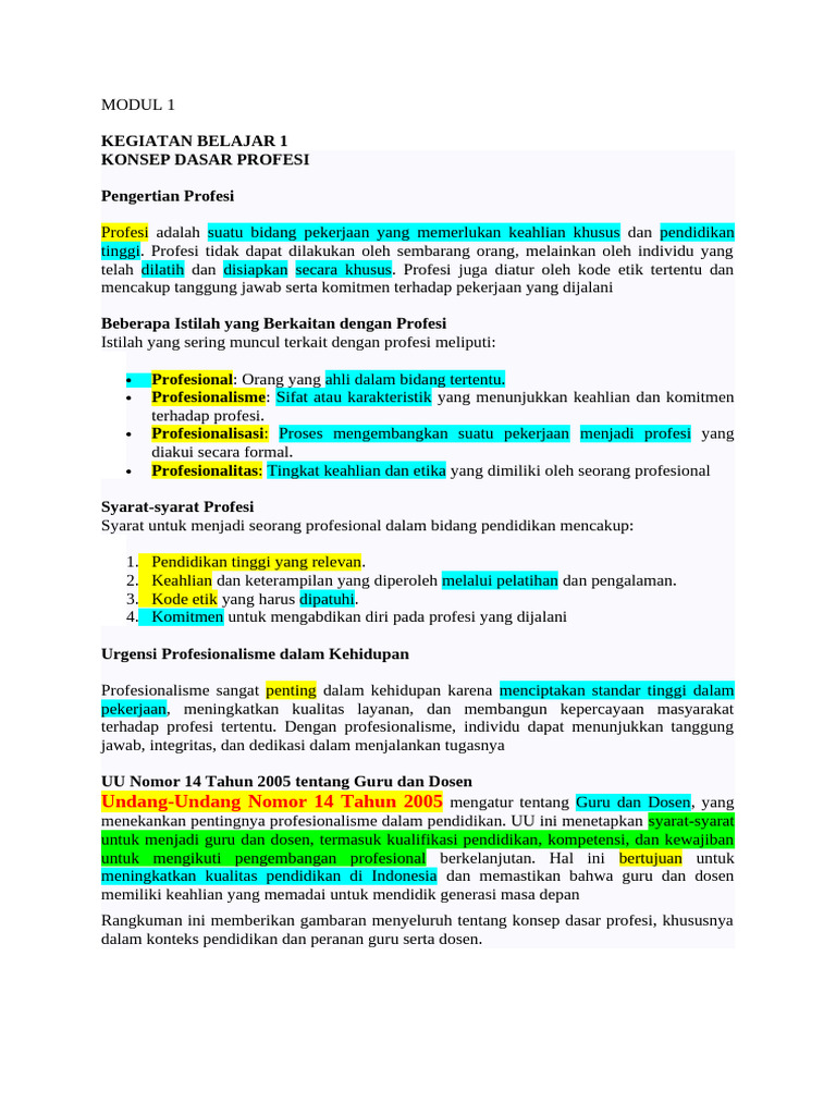 Modul 1 Review | PDF