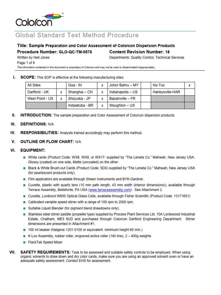 Test Glo QC TM 0576 | PDF