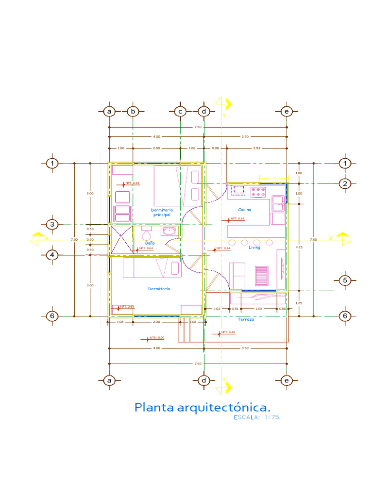 Planta Arquitectonica c002 | PDF