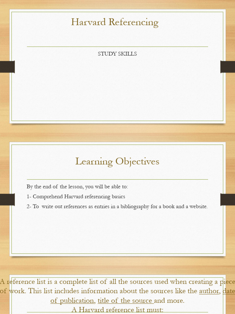 Harvard Referencing | PDF