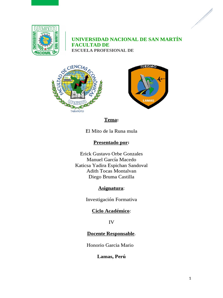 El Mito de La Runa Mula | PDF | Moralidad | Ciencias sociales