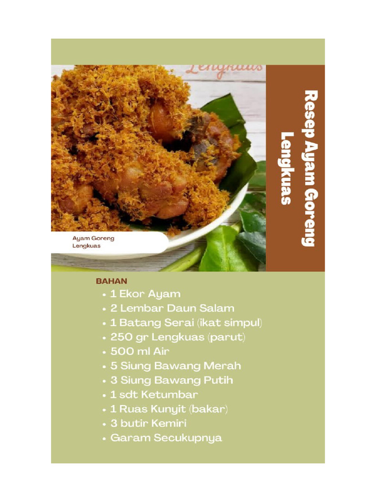 Resep | PDF