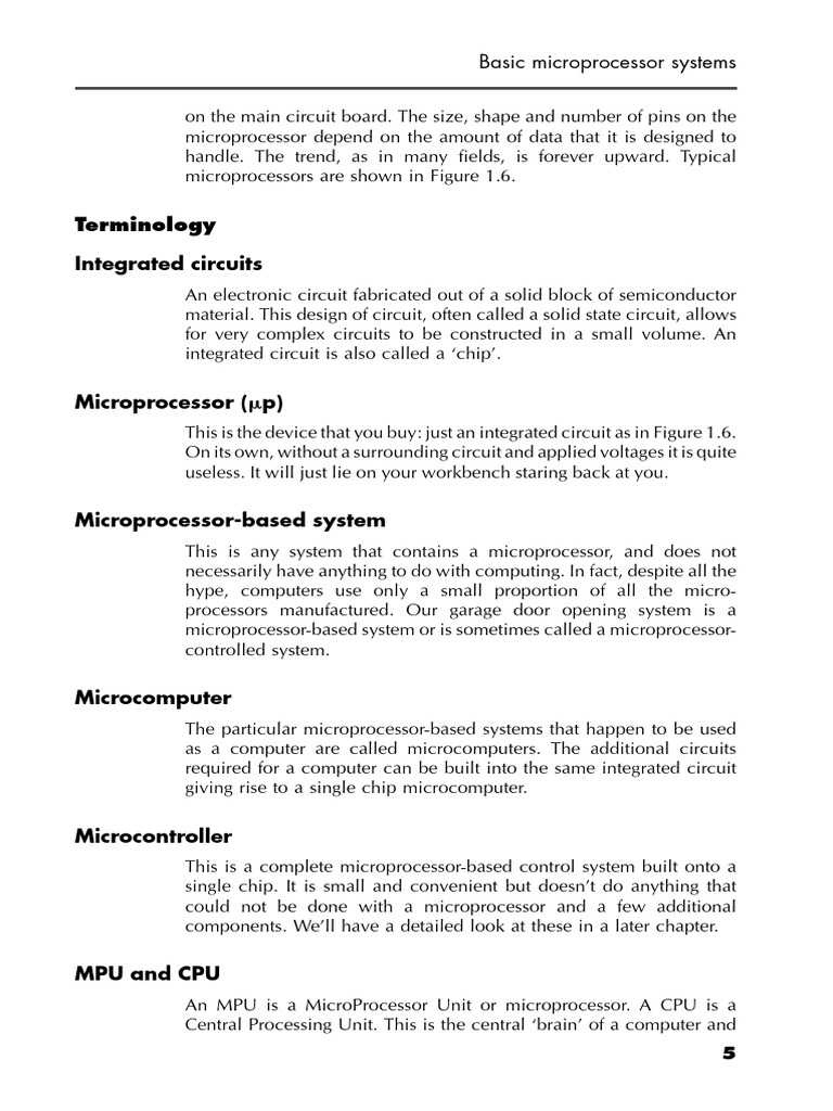 Microcontroller 5 | PDF