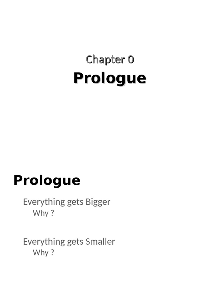 Prologue | PDF