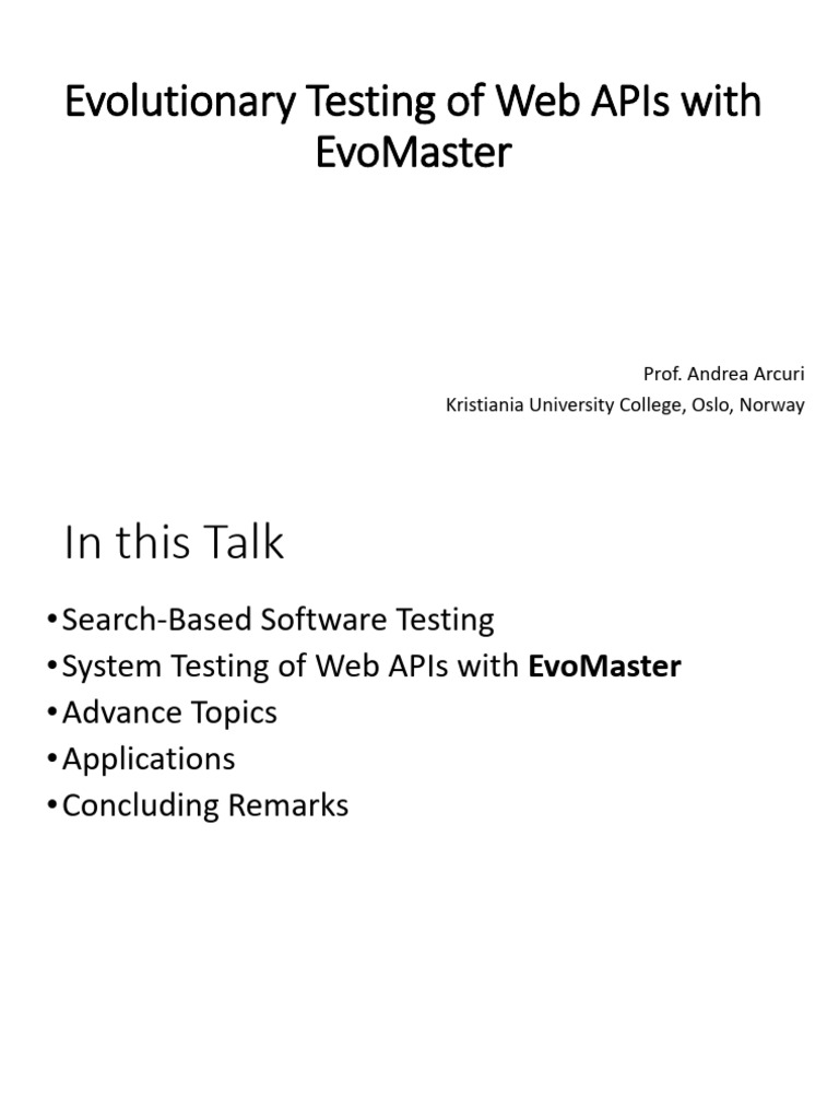 Evomaster | PDF | Mathematical Optimization | Databases