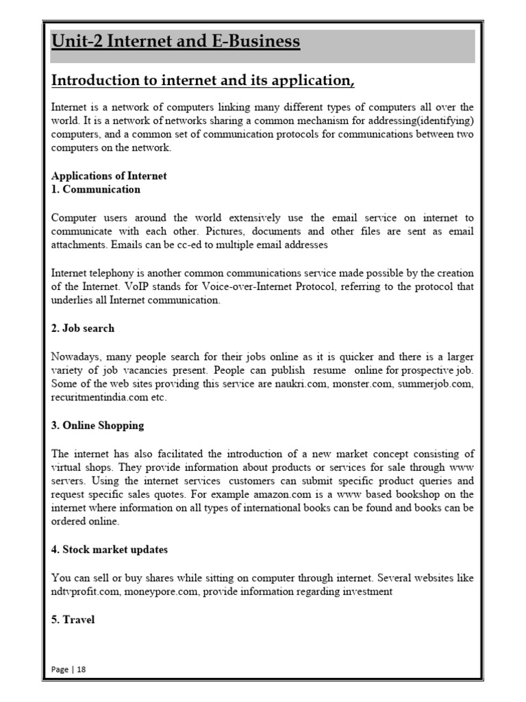 E - Business Unit-II, 2020 | PDF