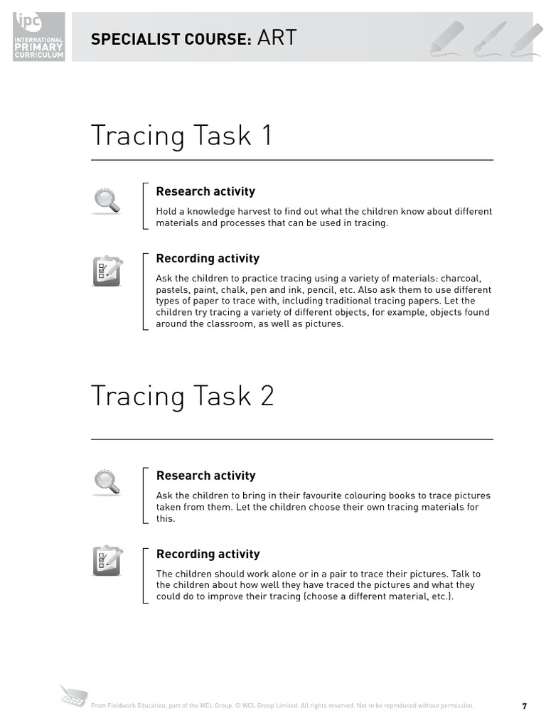 Art Tracing and Drawing Activities | PDF | Drawing | Color