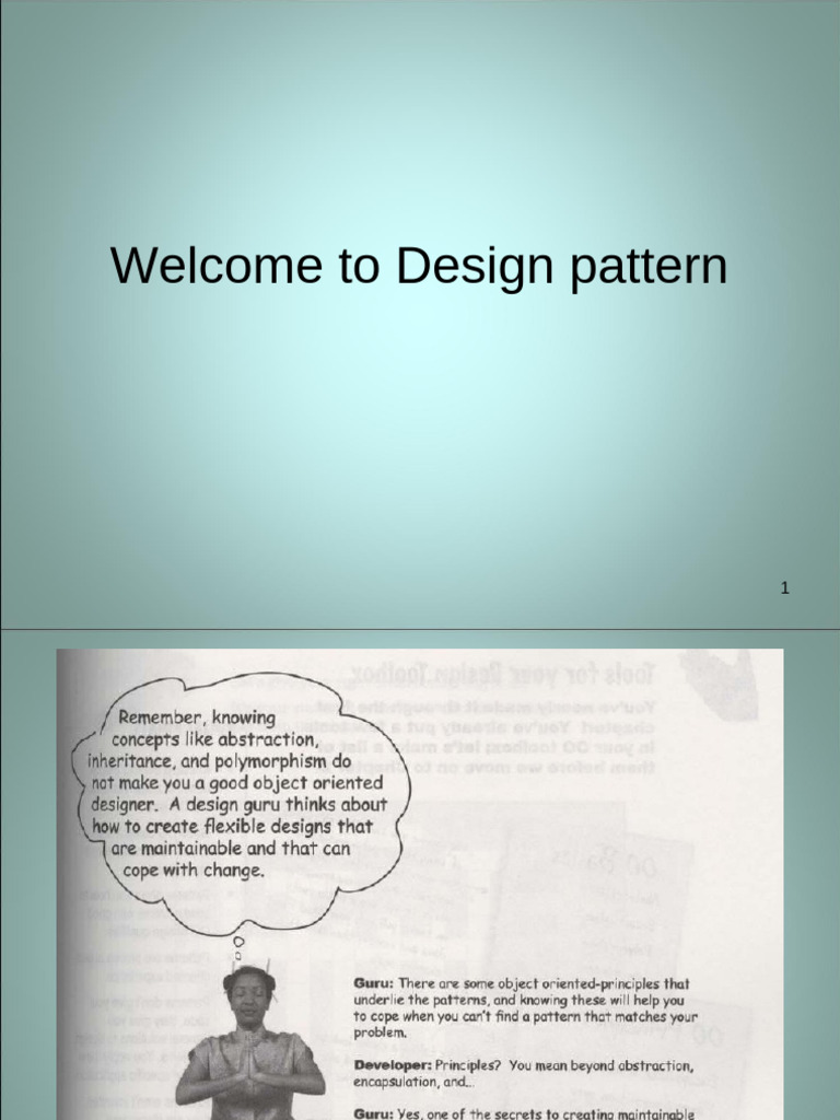 Slide 4 - Welcome To Design Pattern | PDF