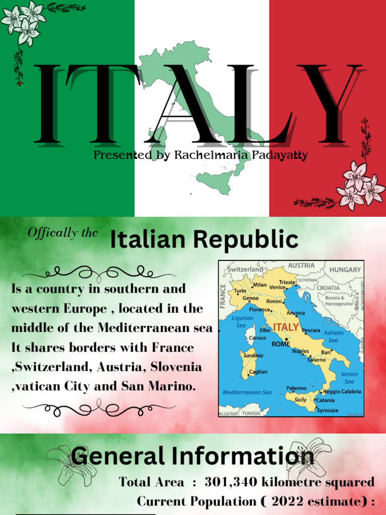 ITALY - A Detailed Description | PDF | Italy | Rome