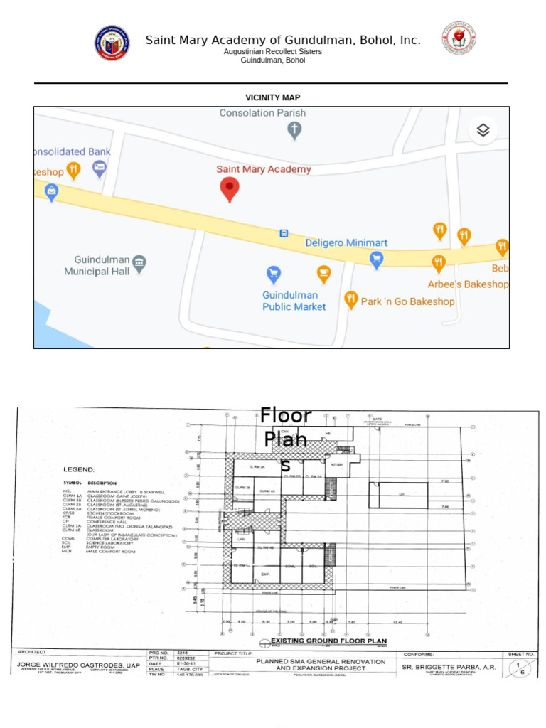 F. 5 Vicinity Map and Floor Plans | PDF