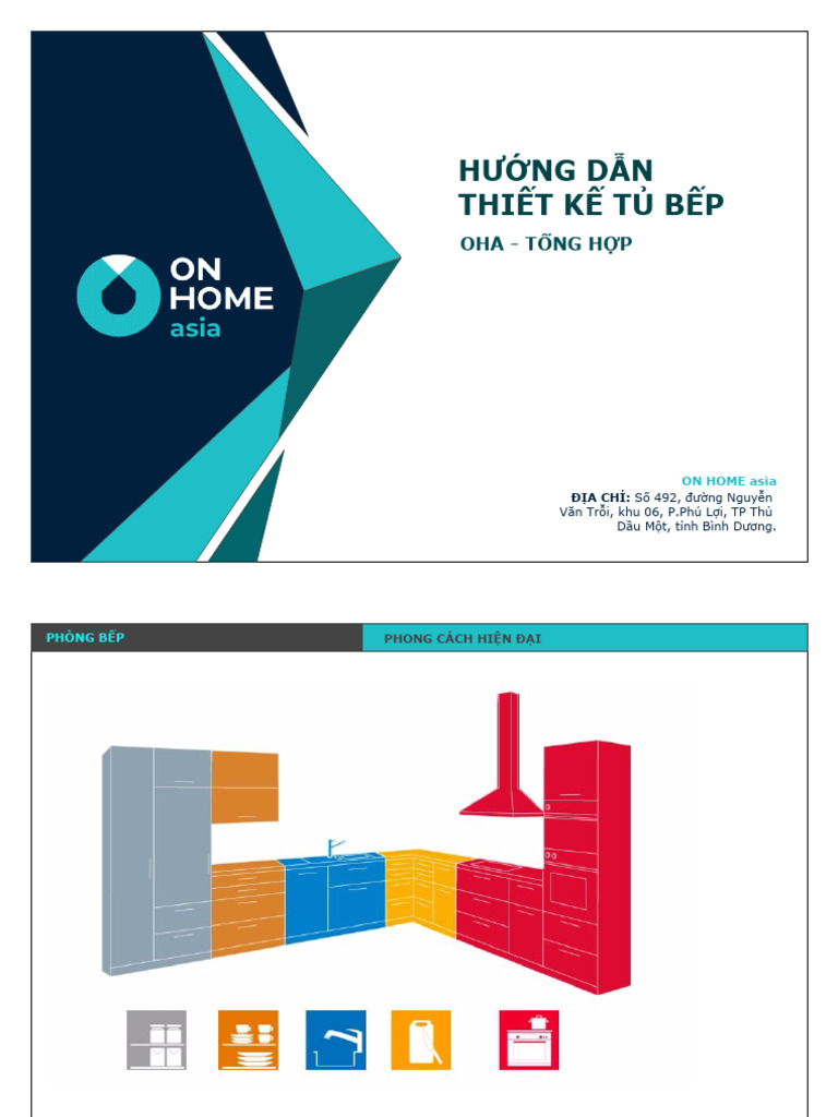 Huong Dan Thiet Ke Tu Bep | PDF