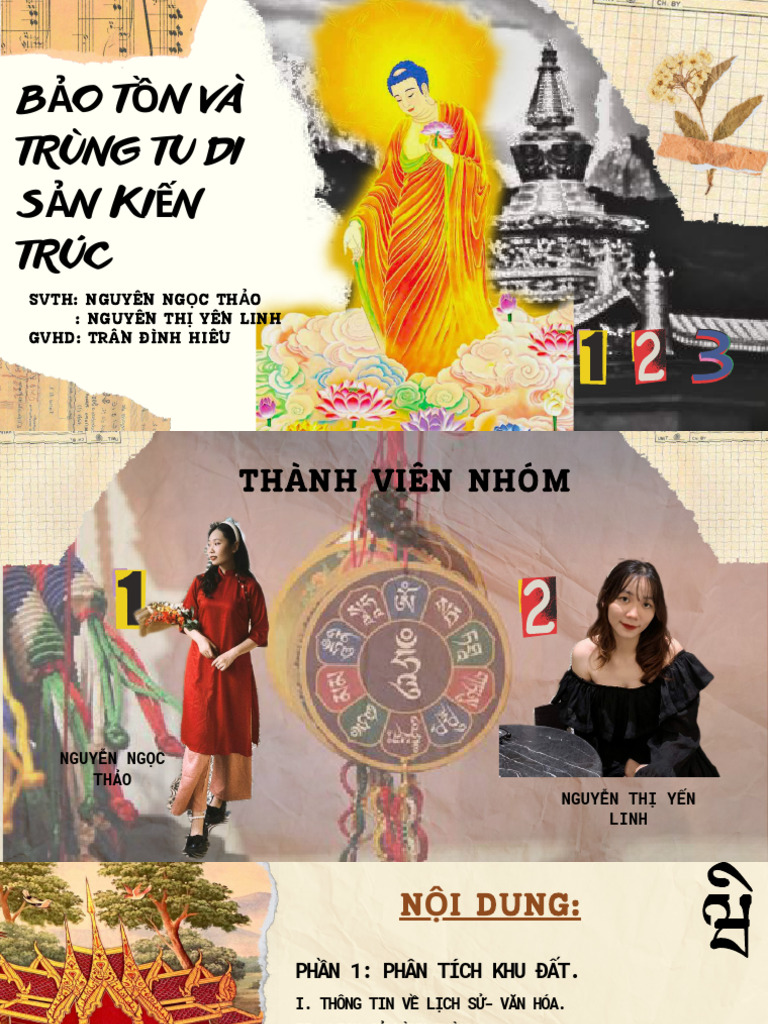 B OT NVÀ Trùng Tu Di S NKI N Trúc: SVTH: NguyễN NG CTH O: NguyễN TH YếN Linh GVHD: TrầN Đình ...
