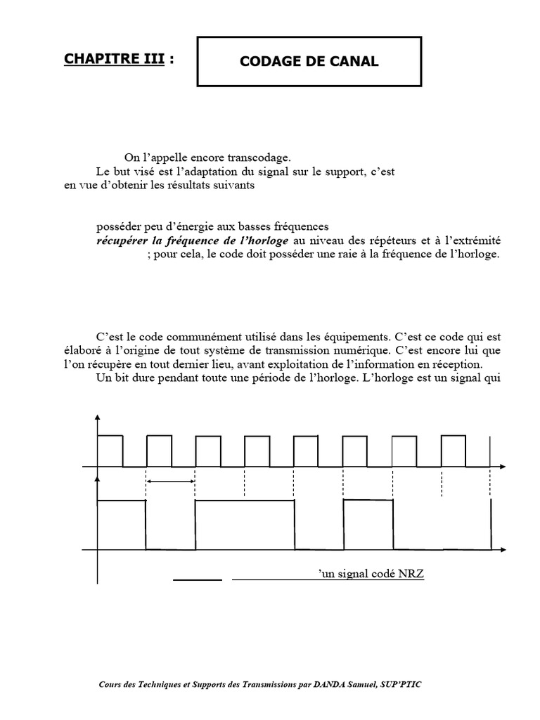 Chap 3 TST - Codage Ligne | PDF