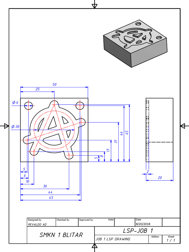 Job 1 LSP Drawing PDF | PDF