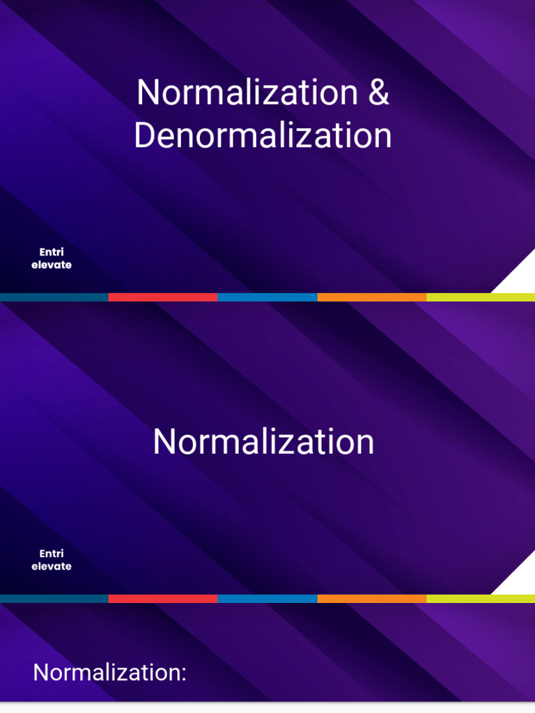 Normalization and Denormalization | PDF