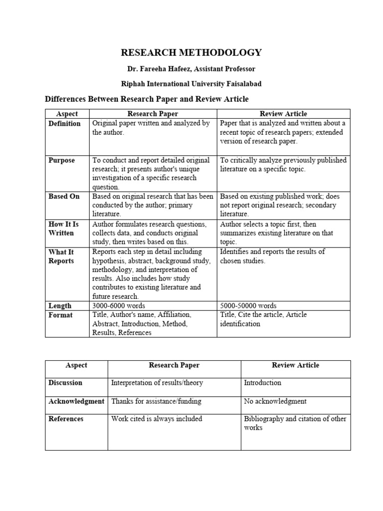 Research Notes | PDF