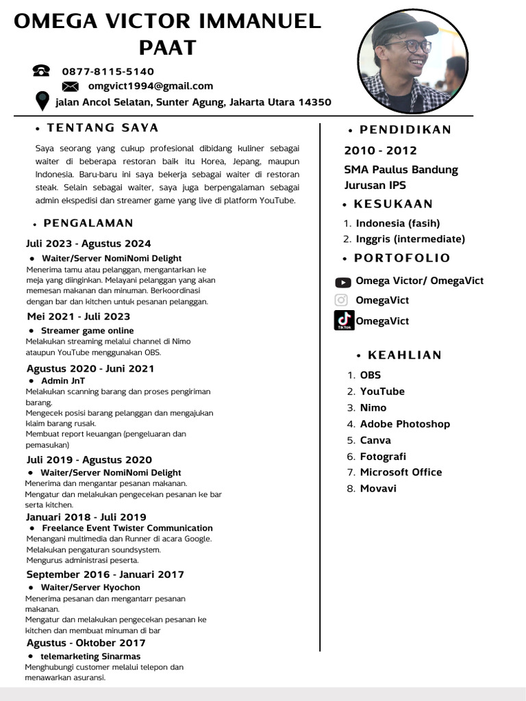 CV Omega Victor IP | PDF