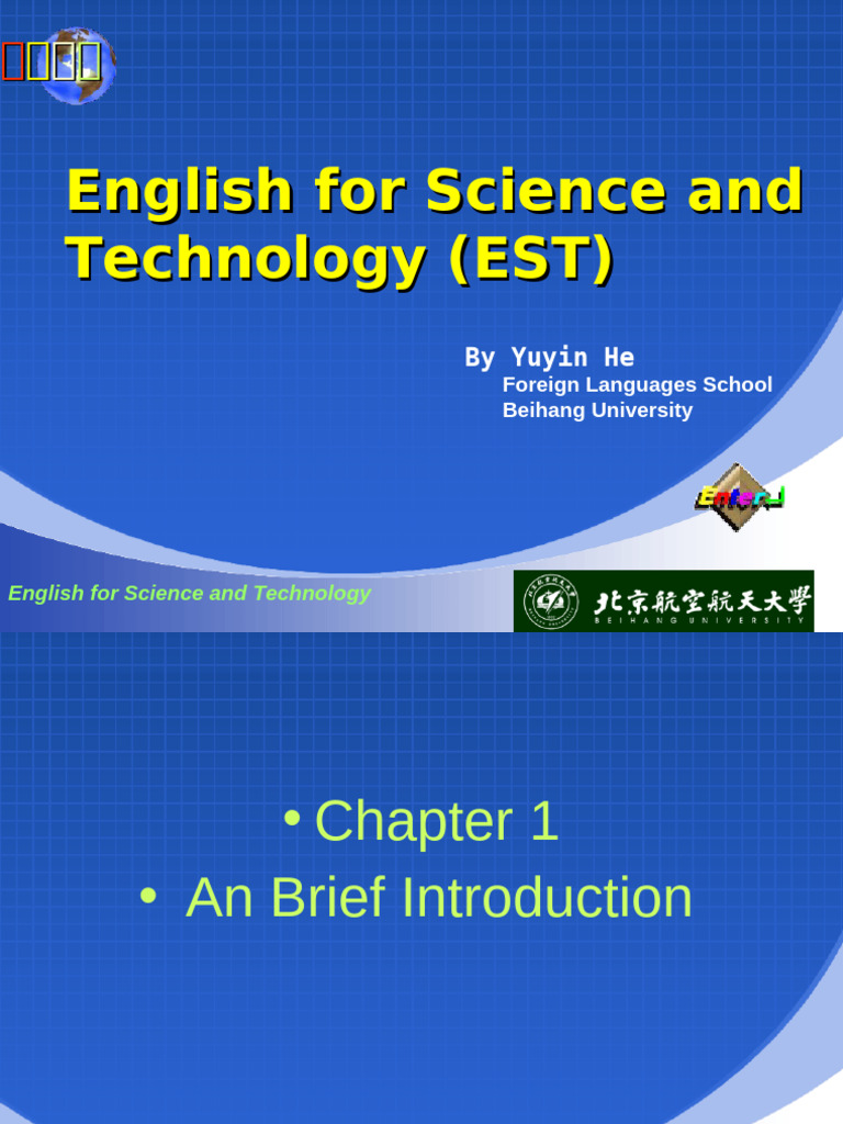 English For Science and Technology (EST) | PDF