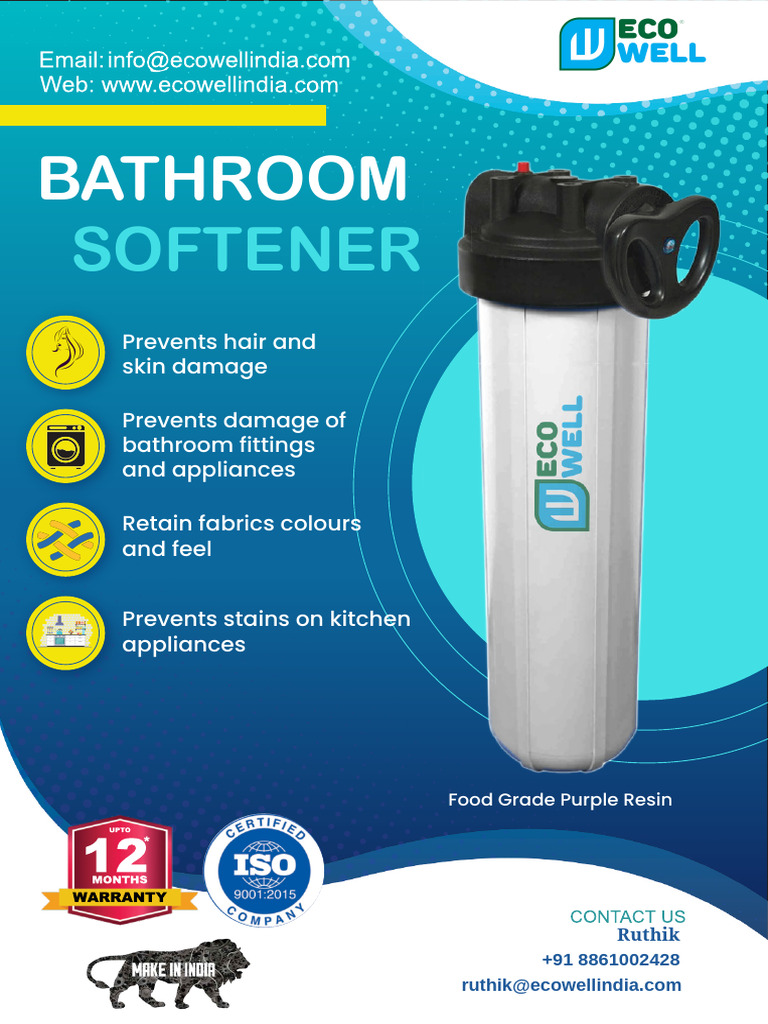 Bathroom Softener (Purpe Resin) | PDF