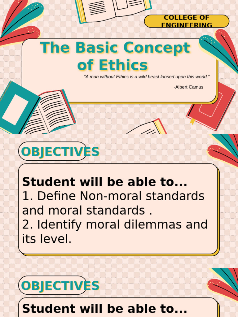Basic Concept of Ethics | PDF