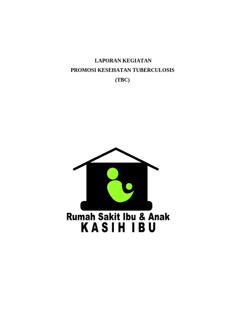Laporan Kegiatan Promkes Tbc Pdf