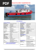 Vessel Specification GPO Vessels | PDF | Ships | Watercraft