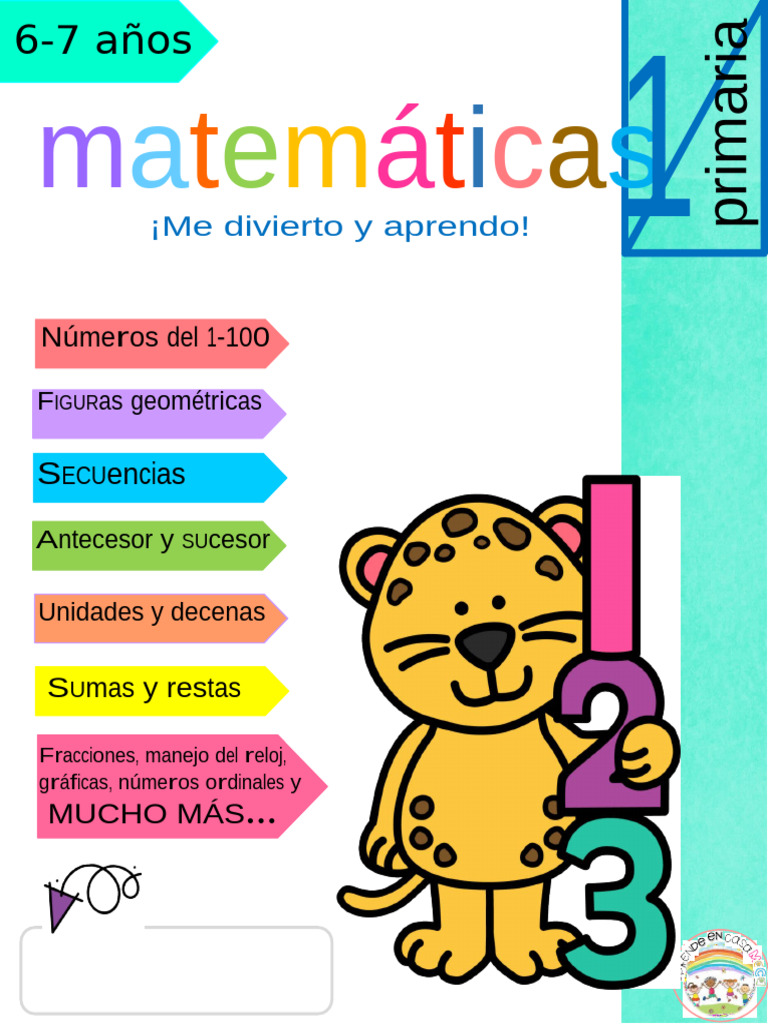 Matemáticas Primer Grado Mdmaca | PDF
