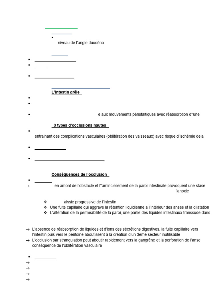 15-Occlusion Intestinale de La Grêle | PDF