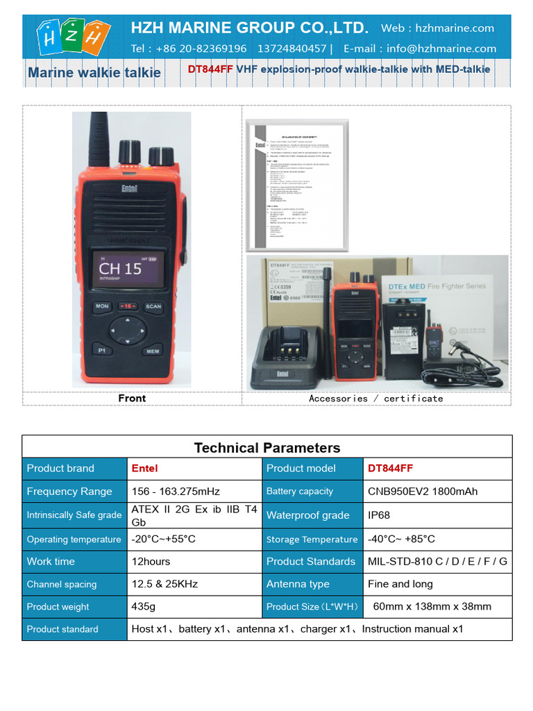 DT844FF VHF | PDF