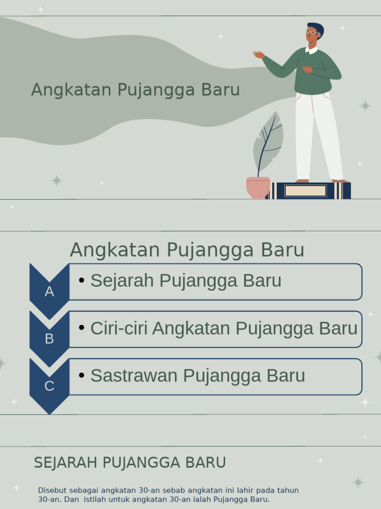 Angkatan Pujangga Baru | PDF