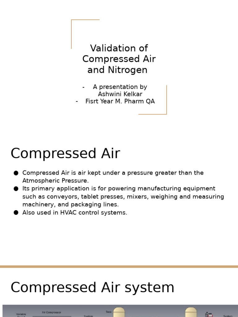 Validation of Compressed Air and Nitrogen | PDF