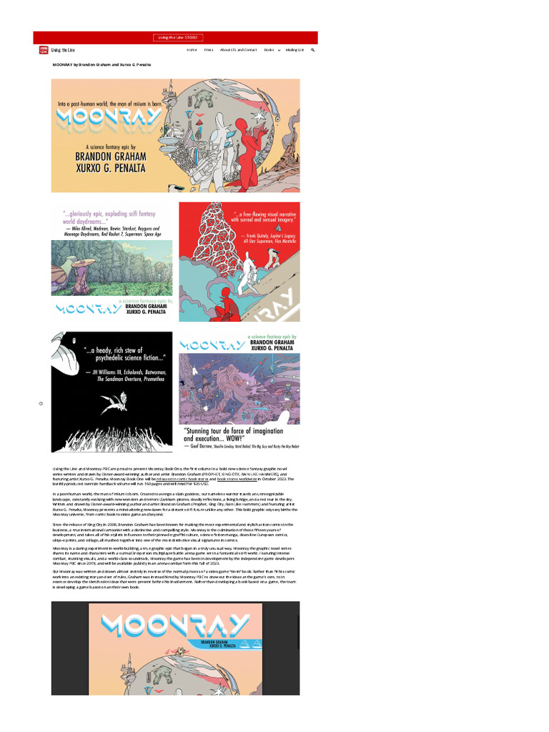 MOONRAY by Brandon Graham and Xurxo G. Penalta 2024 | PDF