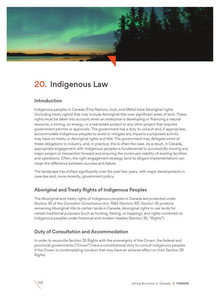20-DBIC-Indigenous Law | PDF