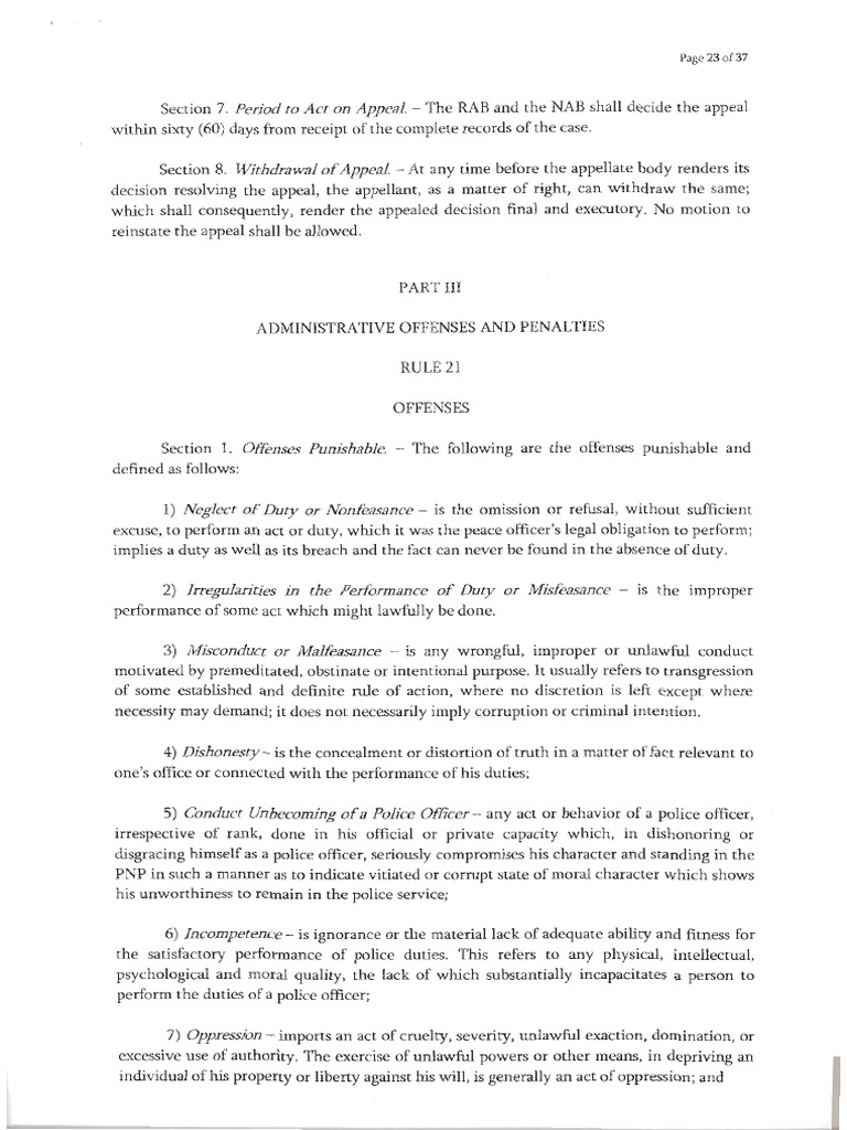 MC 2016-002 Rule 21 Sec 2 (A) (B) (C) | PDF
