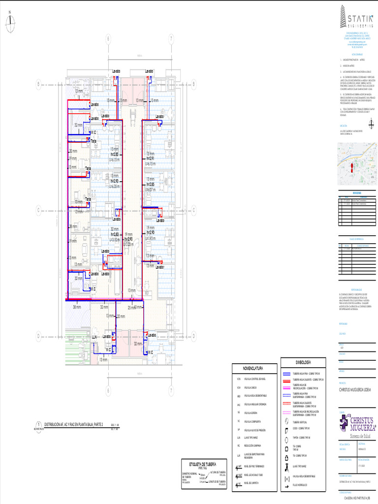 Cmudem - Hid.part - Pb.014.distribución General Af, Ac y Rac en Planta Baja - Parte 2 | PDF