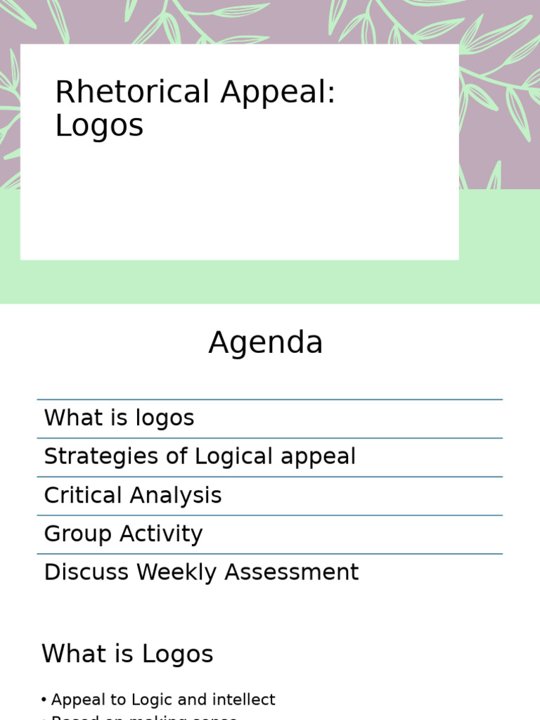 Logos | PDF