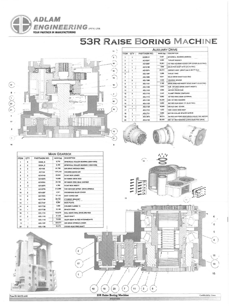 Raise Boring Machine 53R | PDF