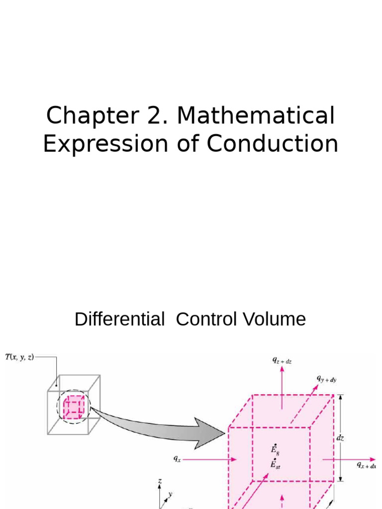 Heat and Mass Transfer Chapter 2 - Mathematical Expression | PDF