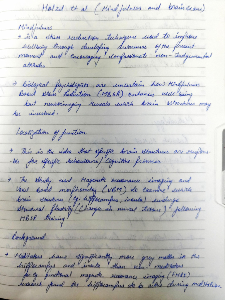 Holzel Et. Al. | PDF