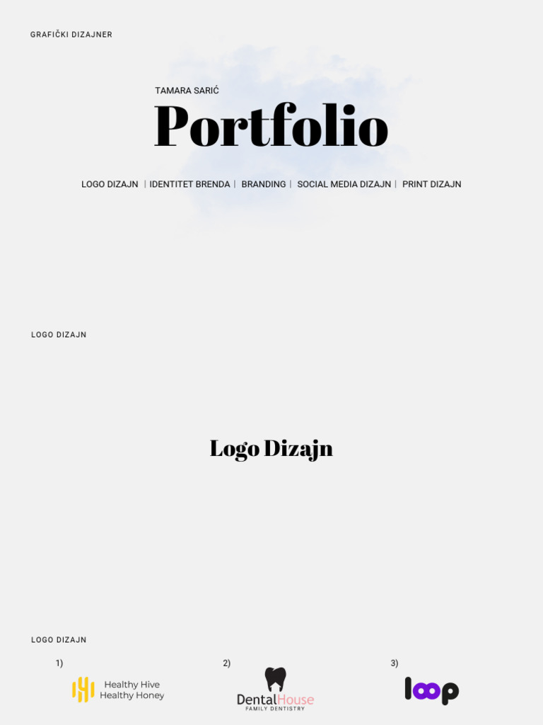 Tamara Saric Portfolio | PDF