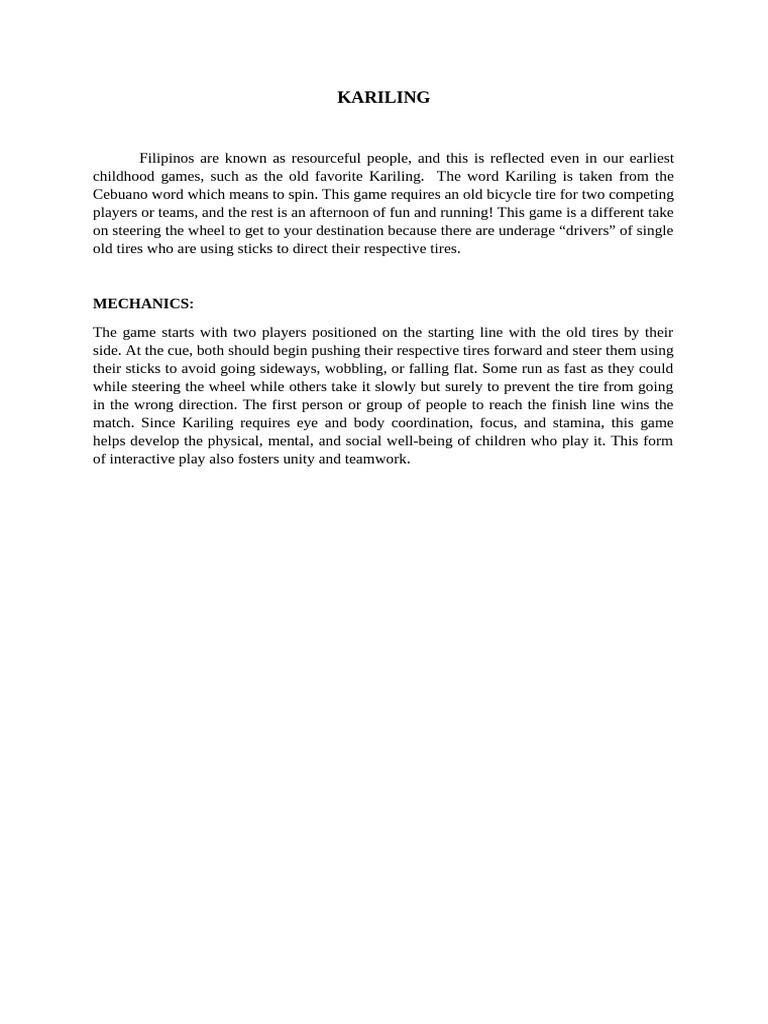 KARILING | PDF