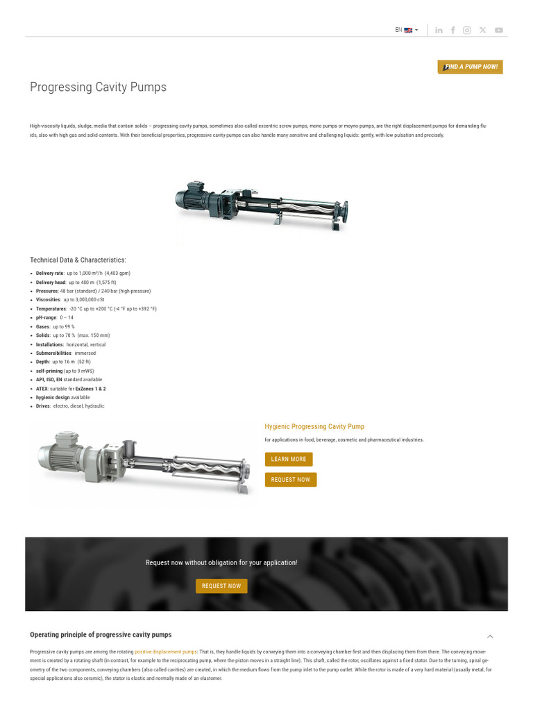 Progressing Cavity Pumps - Star Pump Alliance | PDF