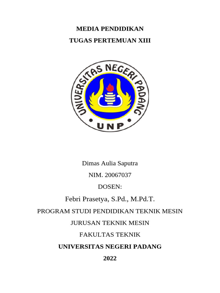 Aktifitas Pembelajaran Media Pendidikan 13 | PDF